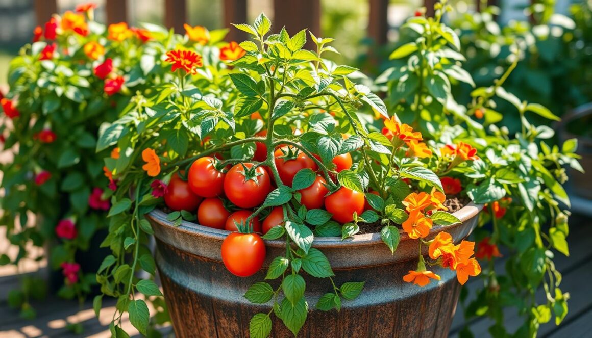 Best Companions for Container Tomatoes