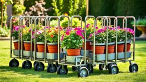 12 Best Heavy Duty Rolling Planter Caddies for Effortless Gardening ...