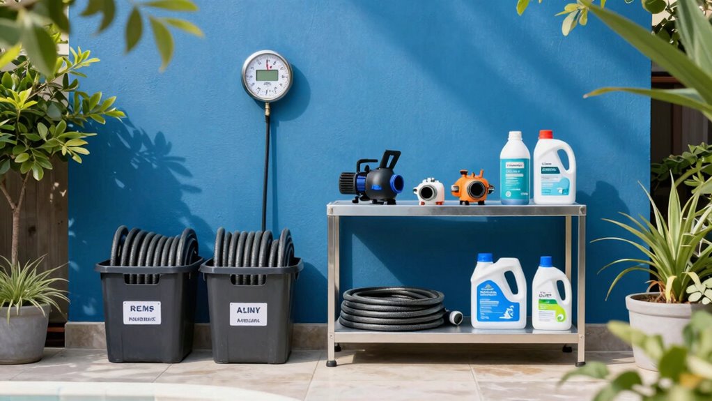 How to Keep Pool Equipment Areas More Organized - Home Garden Glow